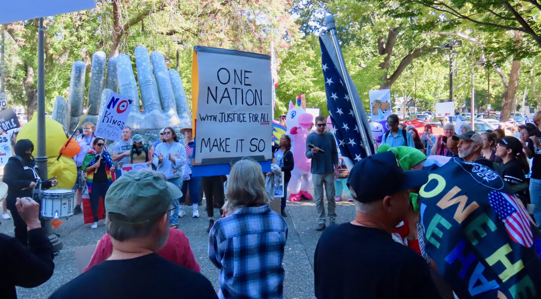 'No Kings' rally brings out strong spirit in Chico • Chico News & Review